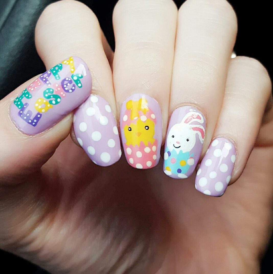 49 Cute Designs Ideas for Easter Nails 2019 - Hairstyles 2u